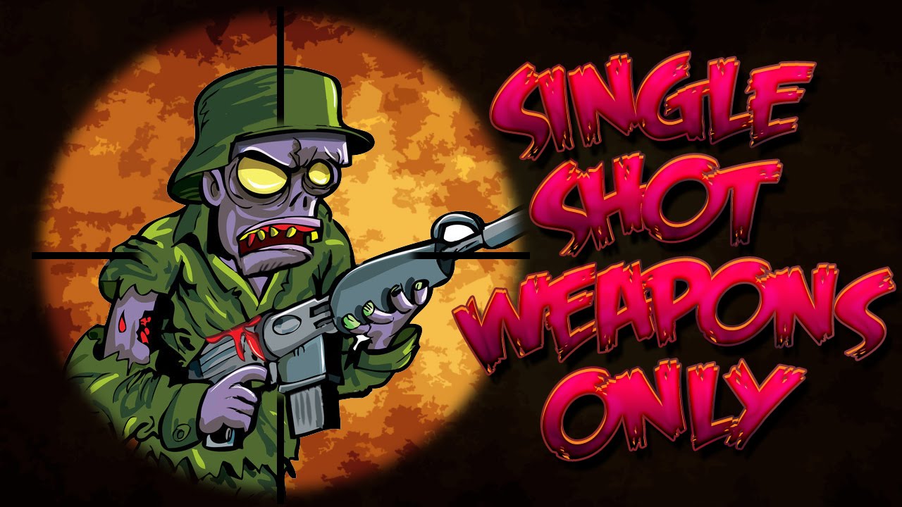 SINGLE SHOT WEAPONS ONLY ★ Call of Duty Zombies - YouTube