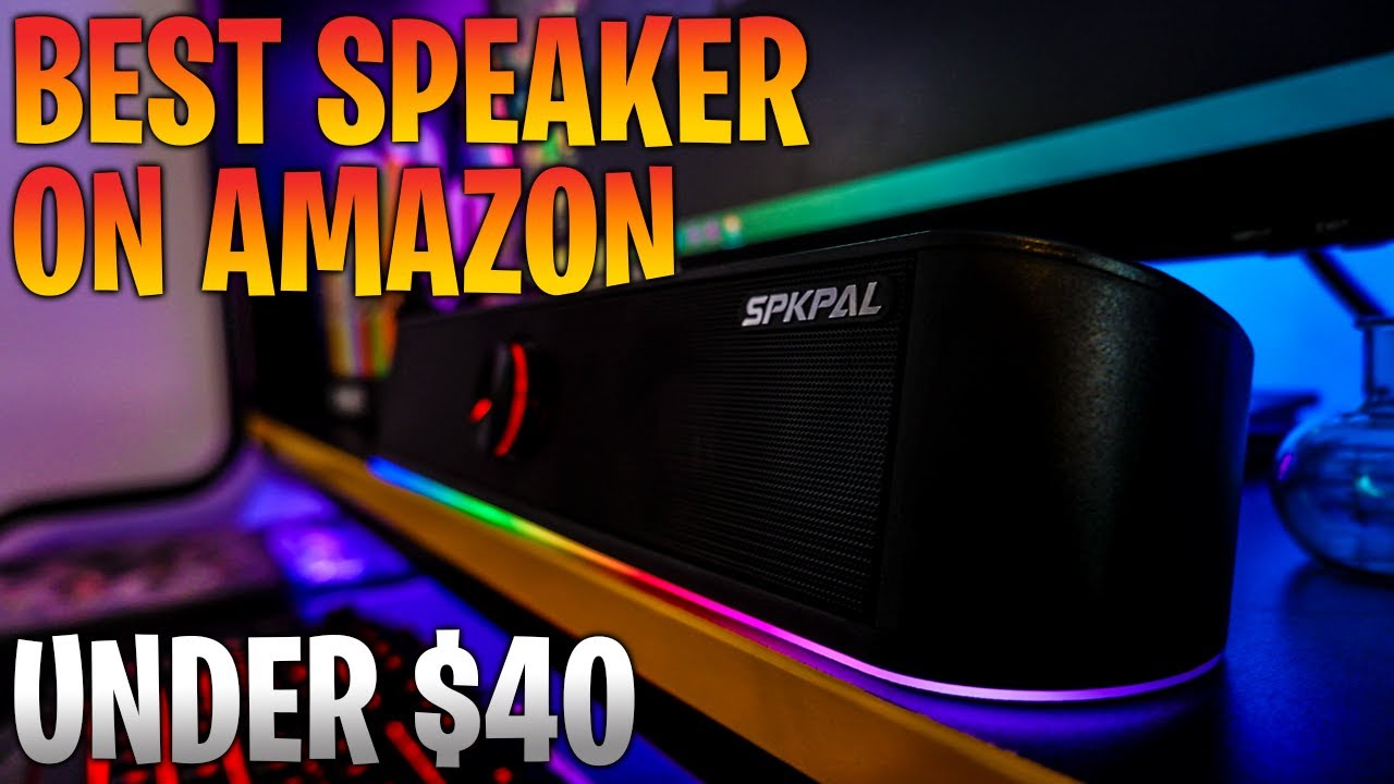 Best RGB Speakers For PC Gaming - SPKPAL Sound Bar - YouTube