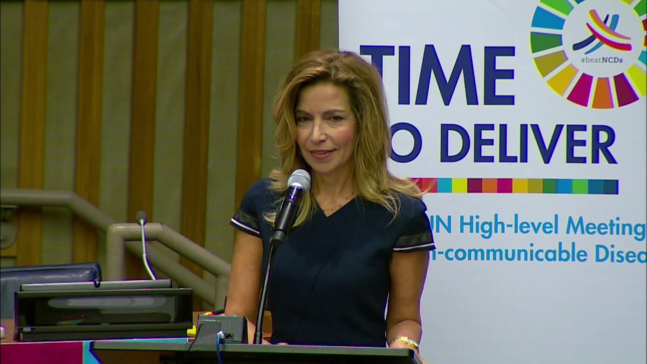 HRH Princess Ghida Talal's Speech at the UN High-level Meeting on NCDs ...