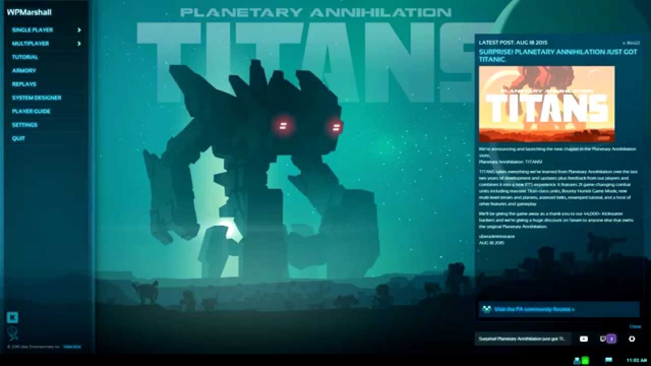 What is Planetary Annihilation Titans? Overview - YouTube