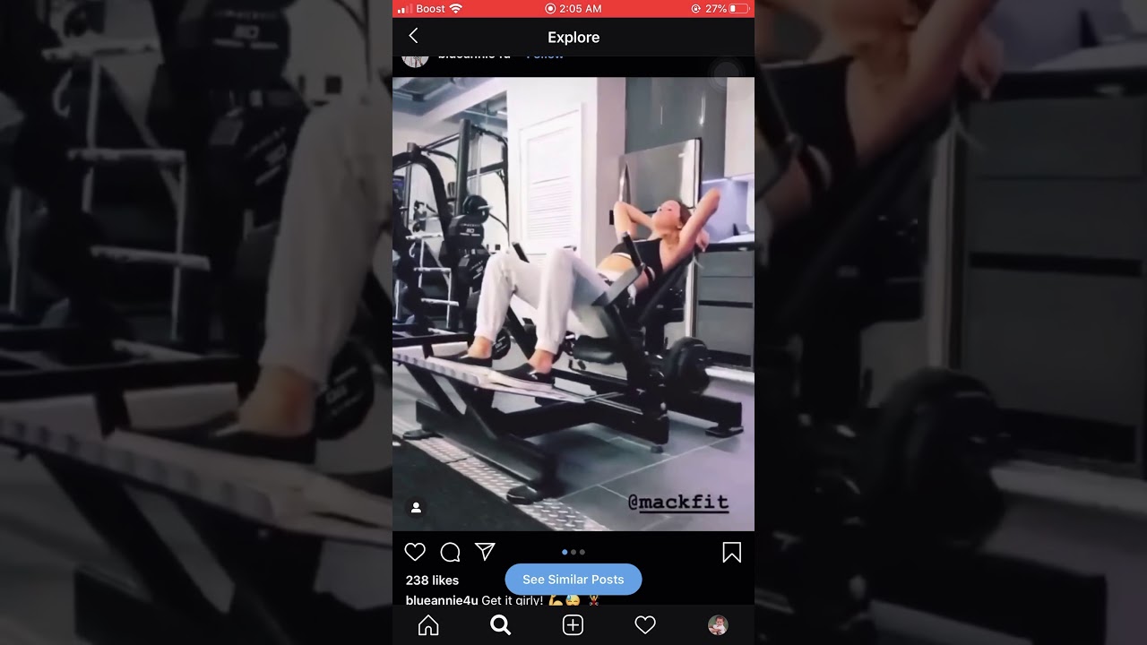 Annie Leblanc gym workout 🏋️‍♀️ - YouTube