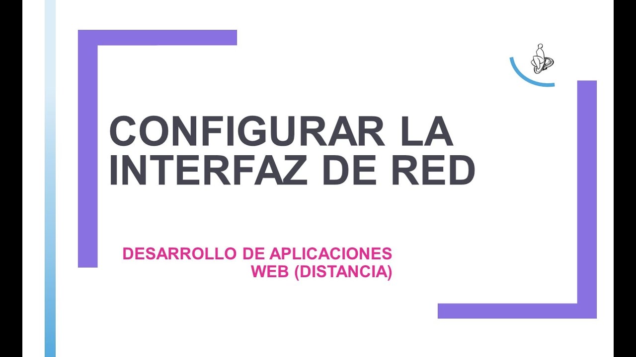 Configurar la interfaz de red - YouTube