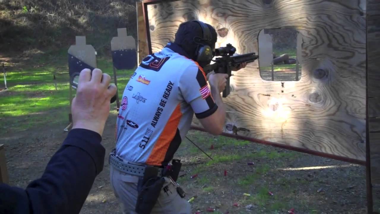 Dustin Ellermann Local IDPA 3 Gun Match Stage 2 - YouTube