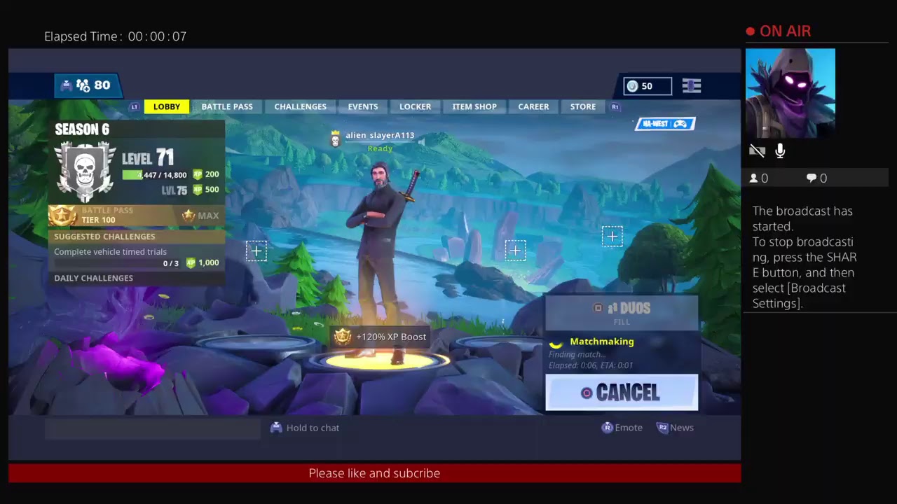 Fortnite open lobby - YouTube