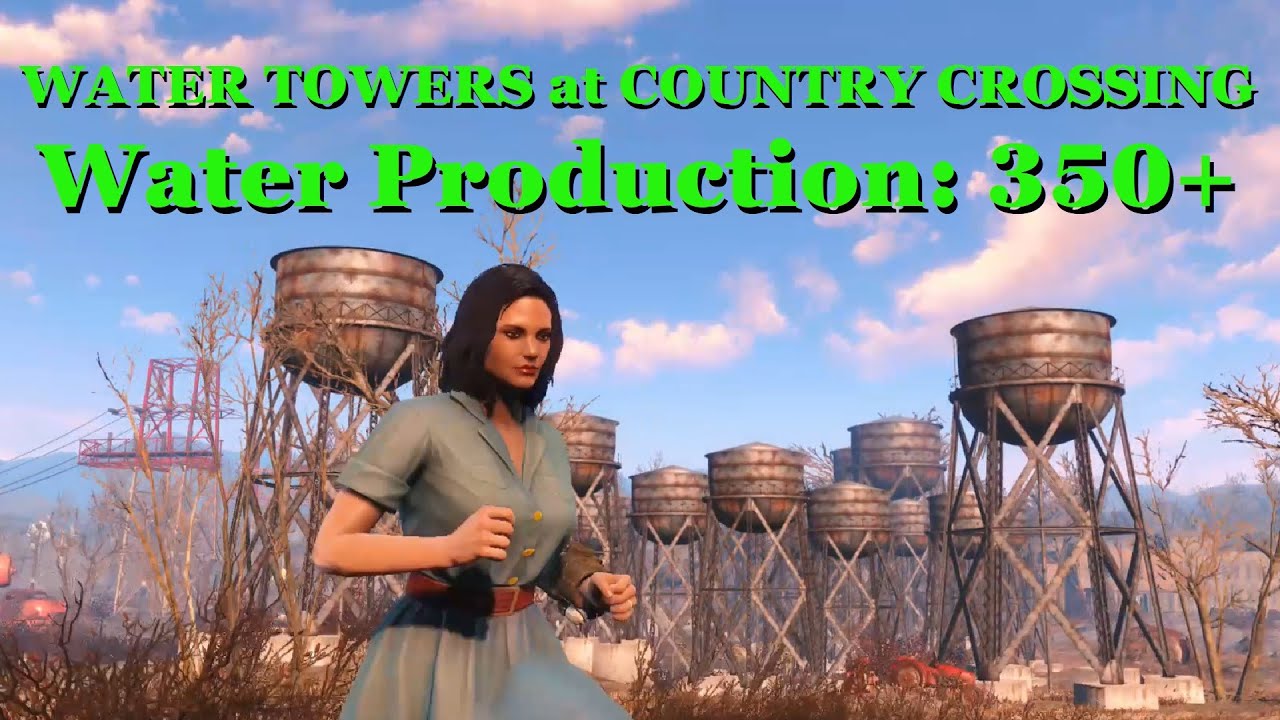 Fallout 4 - Capital Wasteland Water Towers from Fallout 3 (Country ...