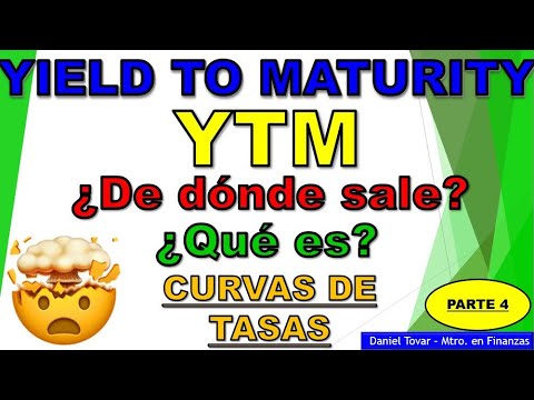 ¿De dónde sale el YIELD TO MATURITY? ¿Qué es? Curvas de Tasas. Bonos con cupón y Cupón Cero. YTM ...