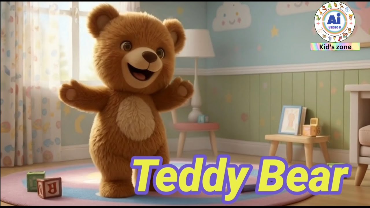 Teddy Bear | Nursery Rhyme for Kids | Cute Dance Song | Teddy Bear Go ...