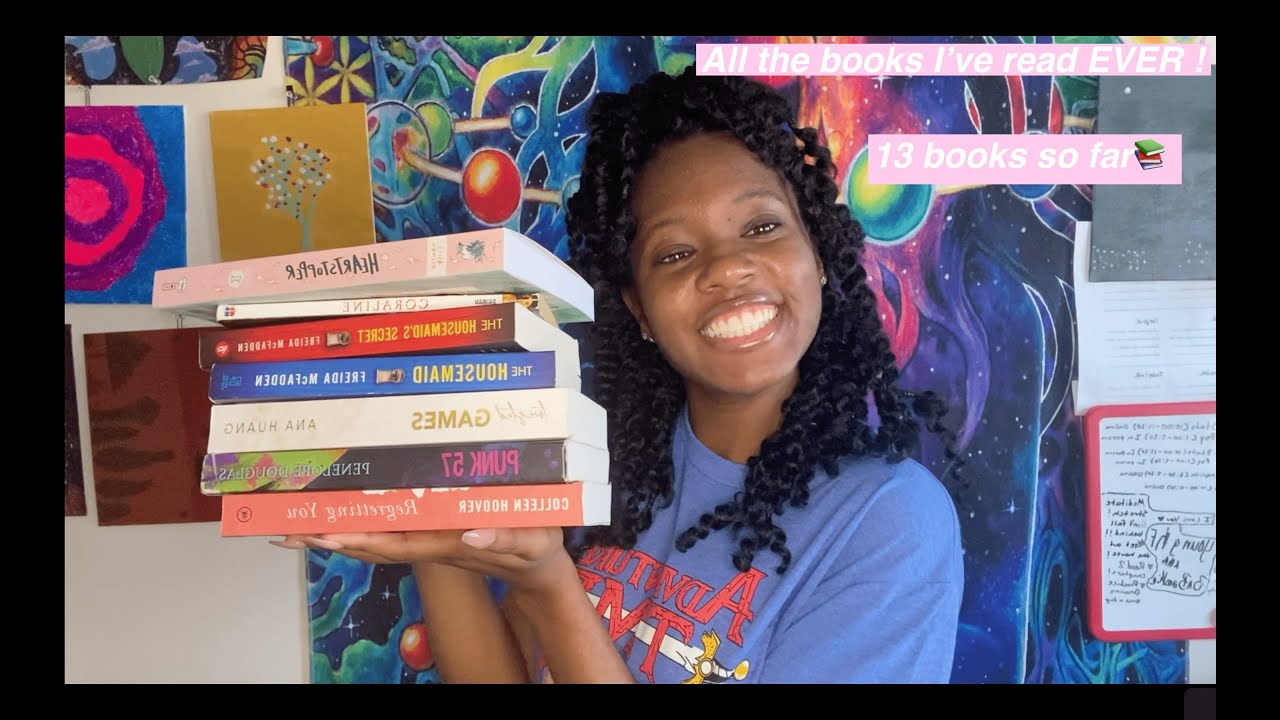 All the books I've read on my reading journey 📚 | a1.adrieeee - YouTube
