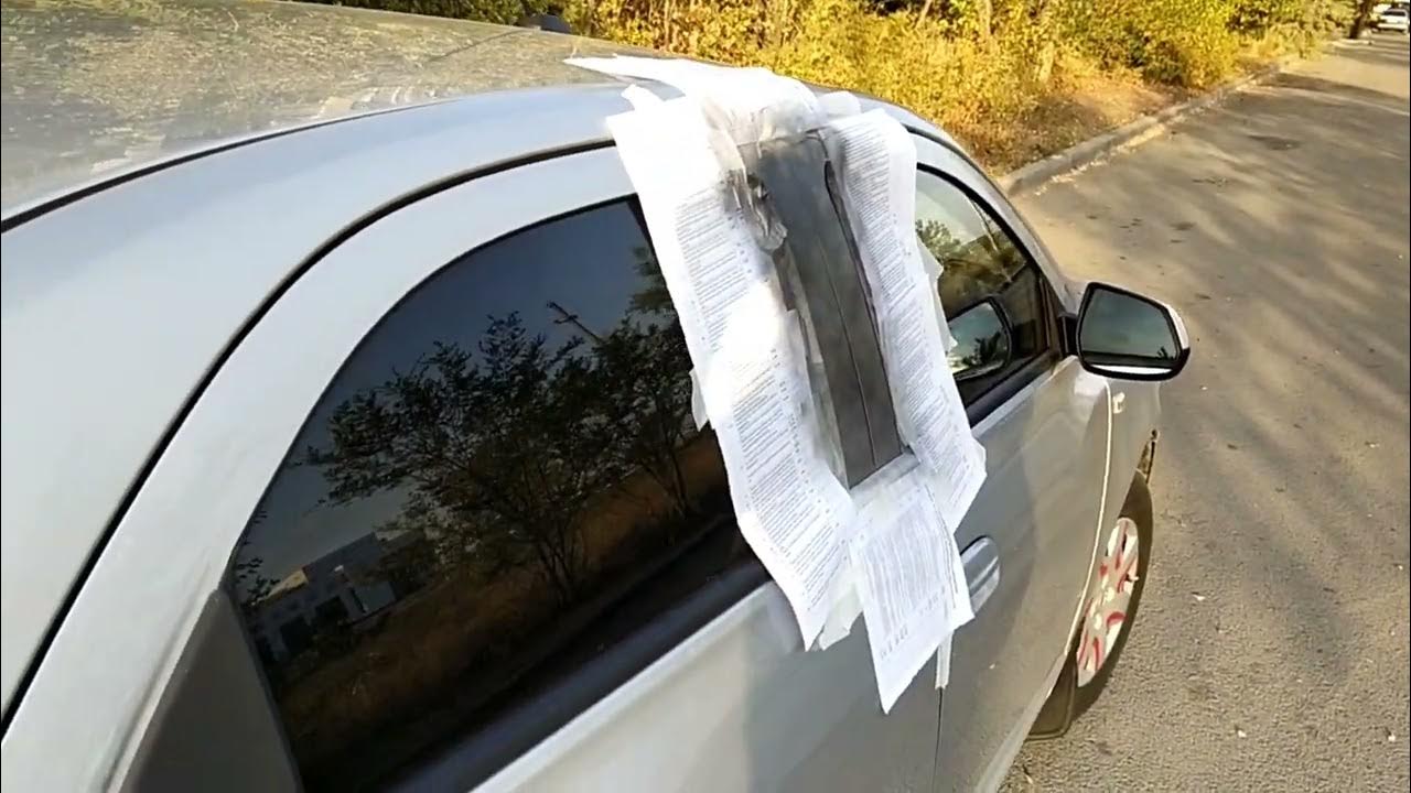 Шевроле Кобальт, покрываем стойки дверей жидкой резиной. - YouTube