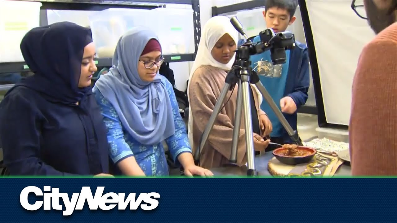 Students create community cookbook - YouTube