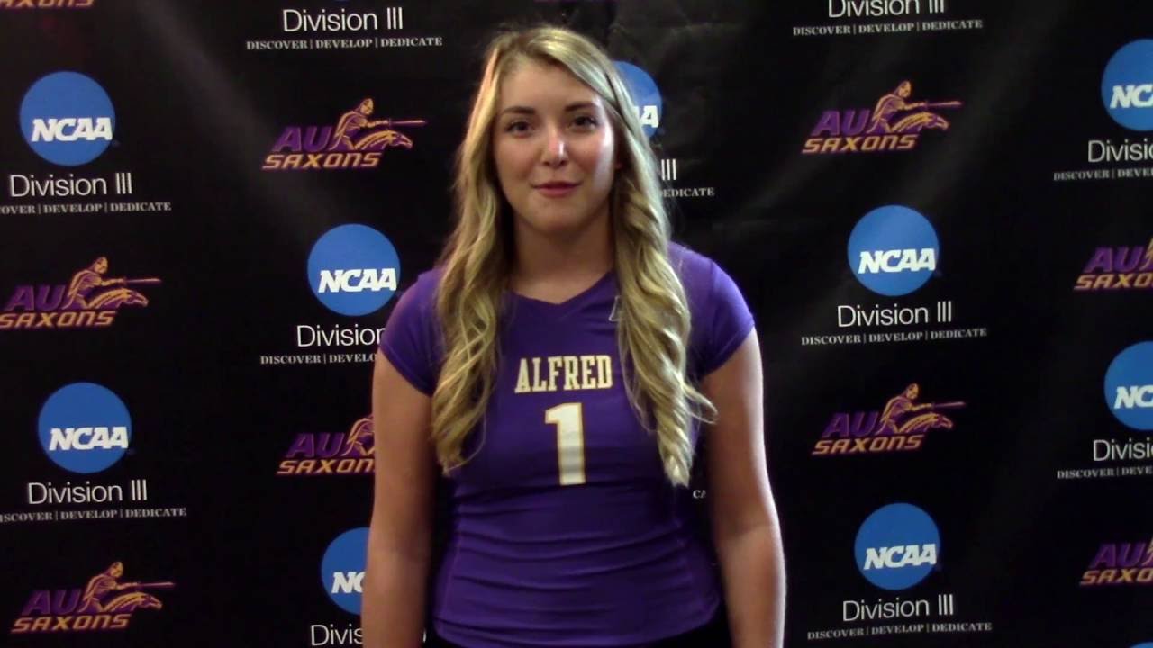 Alfred University Volleyball - Valerie Cardillo - YouTube