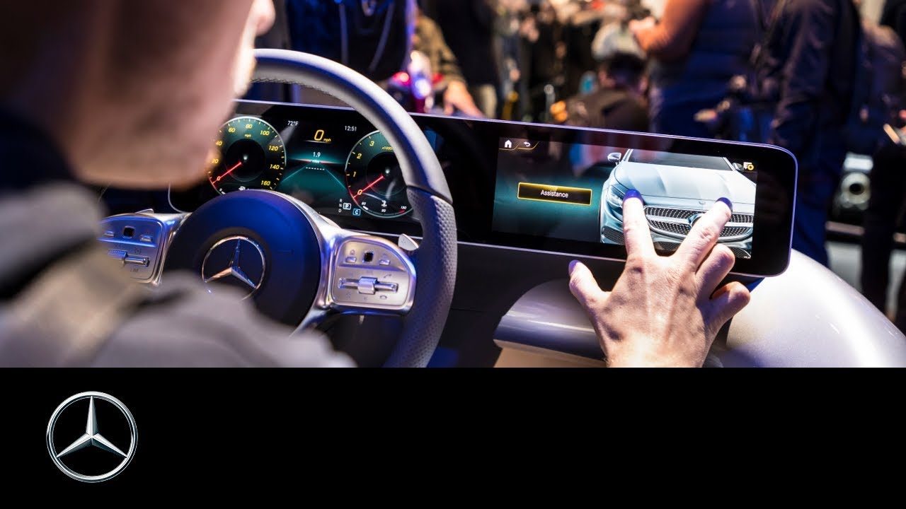 CES 2018: Mercedes-Benz präsentiert neues Infotainment-System MBUX ...