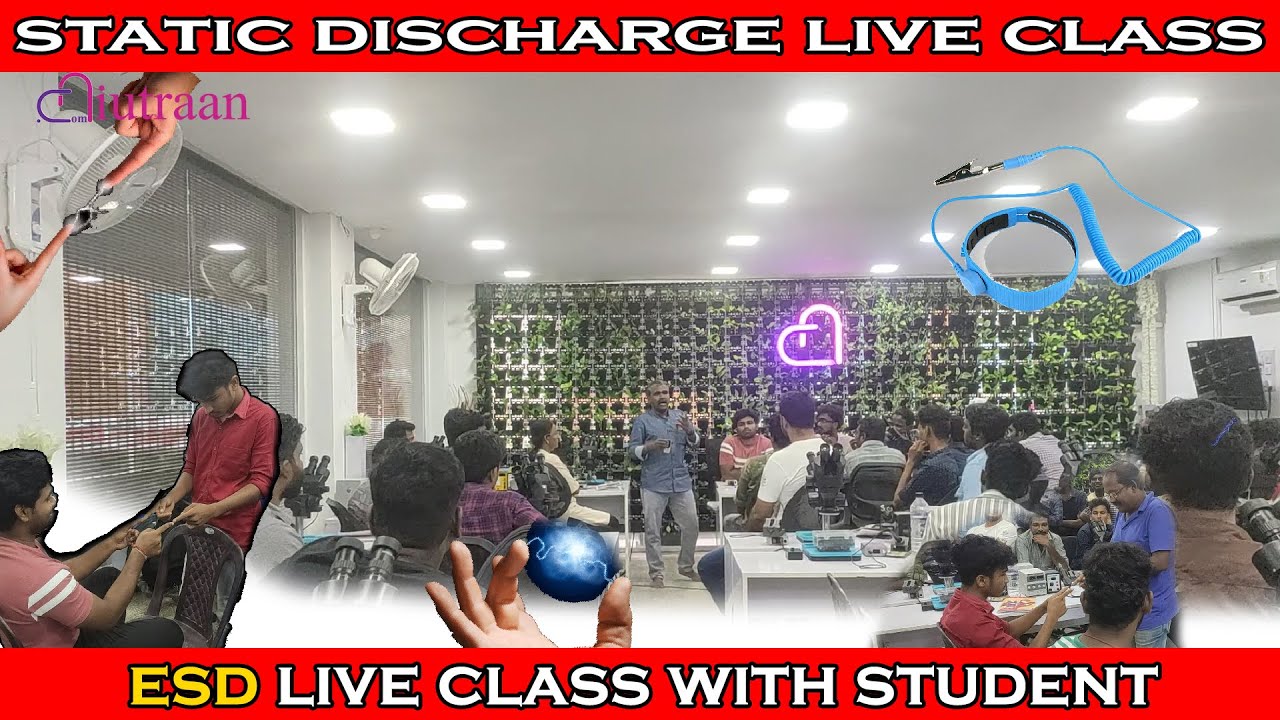 STATIC DISCHARGE ESD LIVE CLASS WITH STUDENTS NIUTRAAN DOUBLE DECKER ...