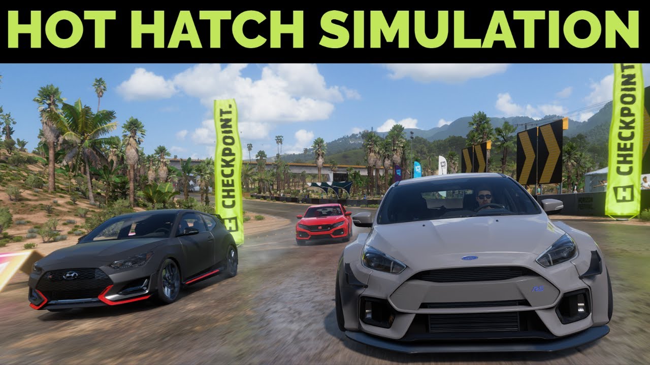 Ford Focus RS Sim Racing Experience | Forza Horizon 5 - YouTube