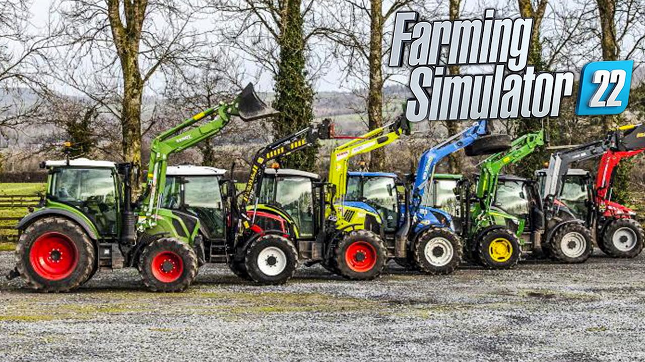 Farm work with Most popular tractors brand | Farming Simulator 22 - YouTube