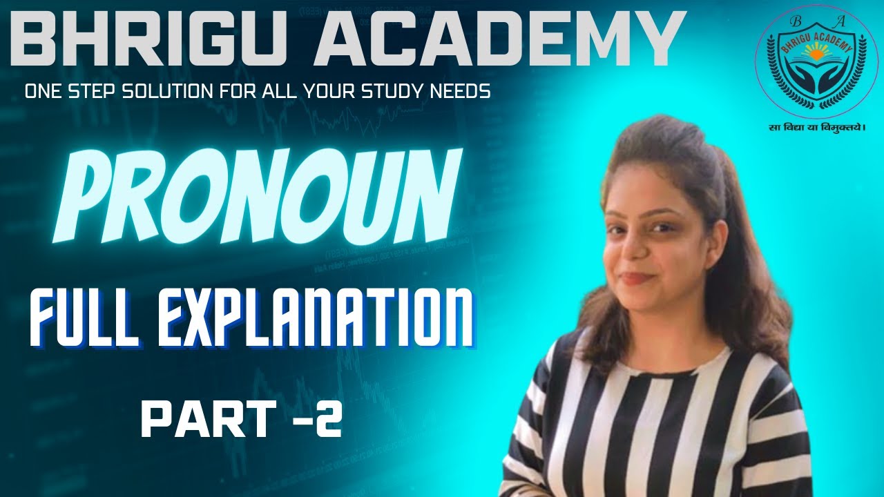 Pronoun || Introduction || English Grammar || Simplest video on pronoun ...