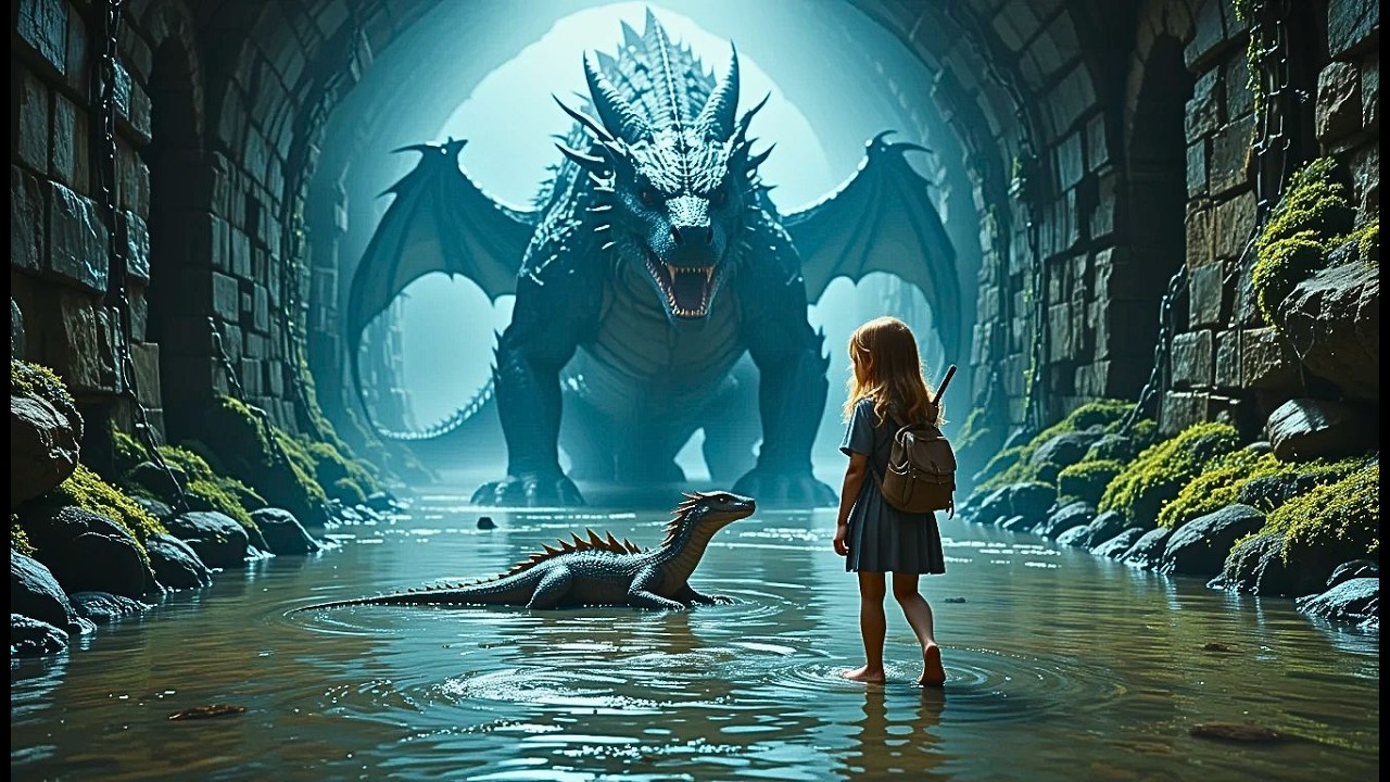 The Human Girl Faced a Dragon at the Flooded Tunnel—What She Discovered ...