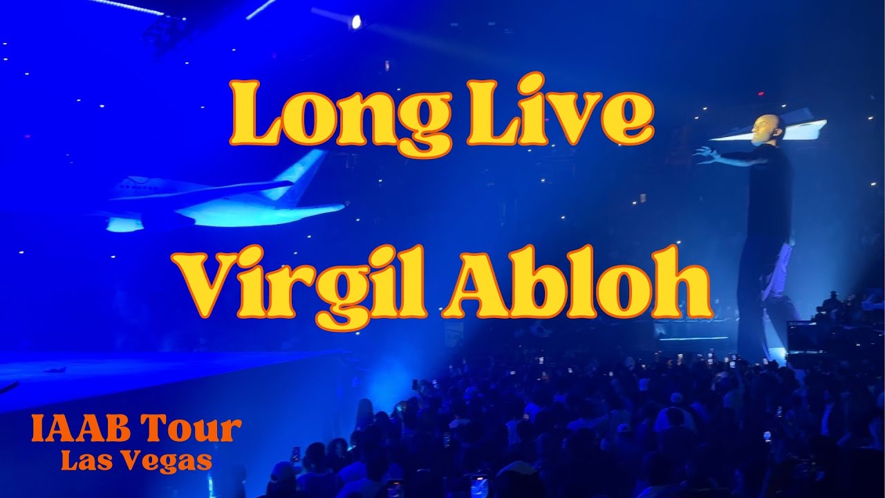 Drake's Virgil Abloh Dedication Speech [It's All A Blur Tour~Las Vegas ...