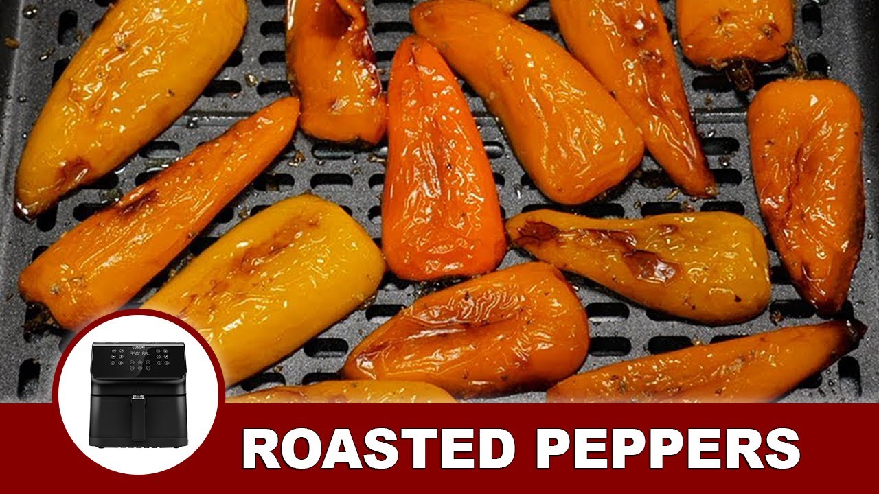 Air Fryer Sweet Mini Peppers Recipe - YouTube