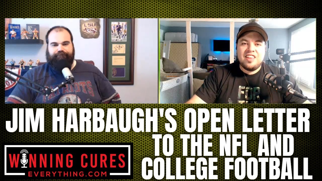 Our Reaction to Jim Harbaugh's open letter to the NFL and NCAA - YouTube