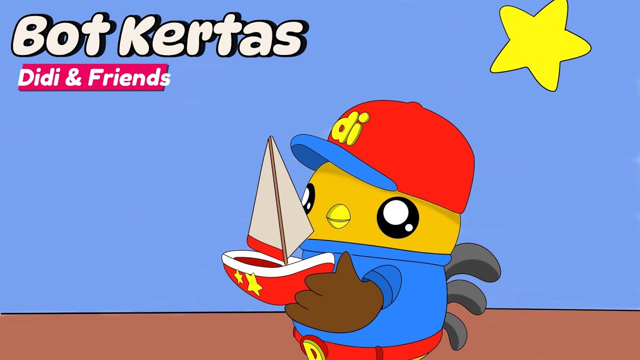 Didi and Friends - Bot Kertas | Lagu Baru Didi | Menggambar Mewarnai ...
