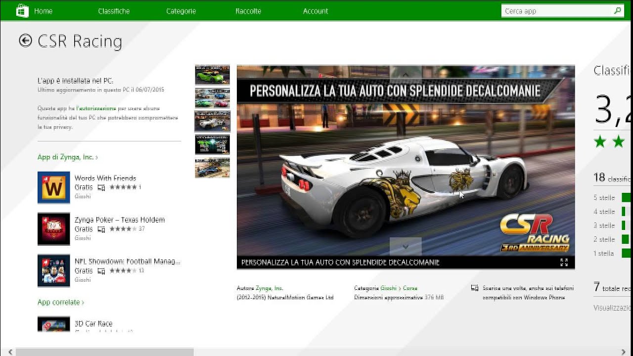 CSR Racing PC - YouTube