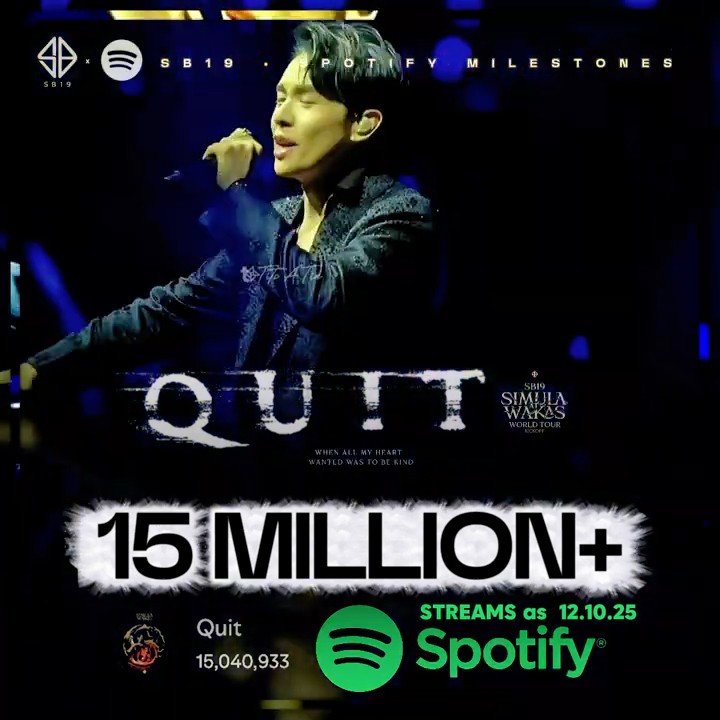 SB19 QUIT: Picture-Perfect at #15MillionStreams 🤩👑 - YouTube