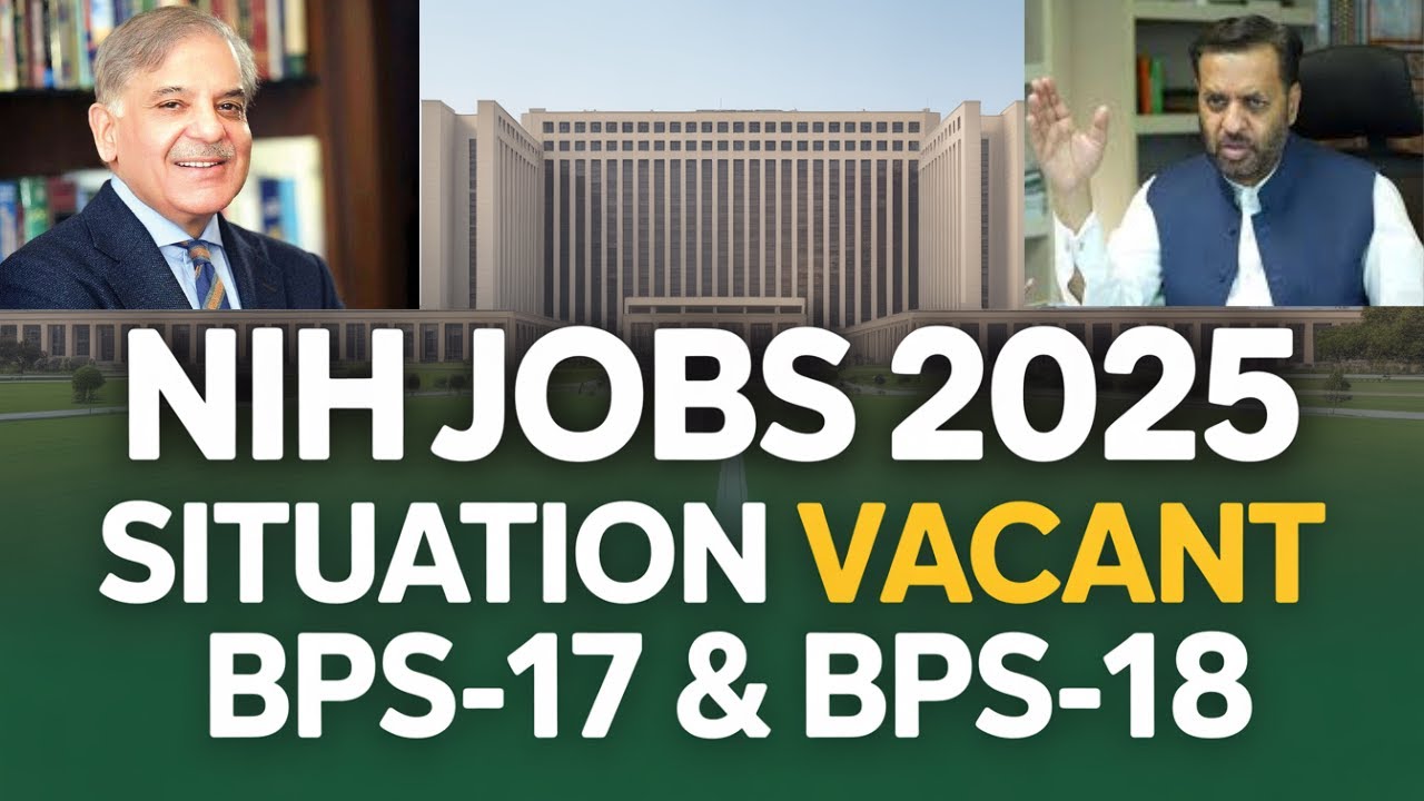 National Institute of Health NIH Jobs 2025 | Latest Govt Jobs Islamabad ...
