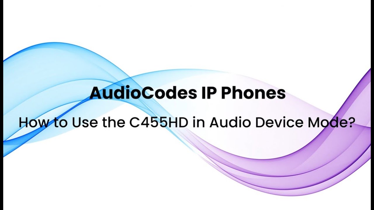 AudioCodes IP Phones How To Use The C455HD In Audio Device Mode YouTube audiocodes-ip-phones-how-to-use-the-c455hd-in-audio-device-mode-youtube