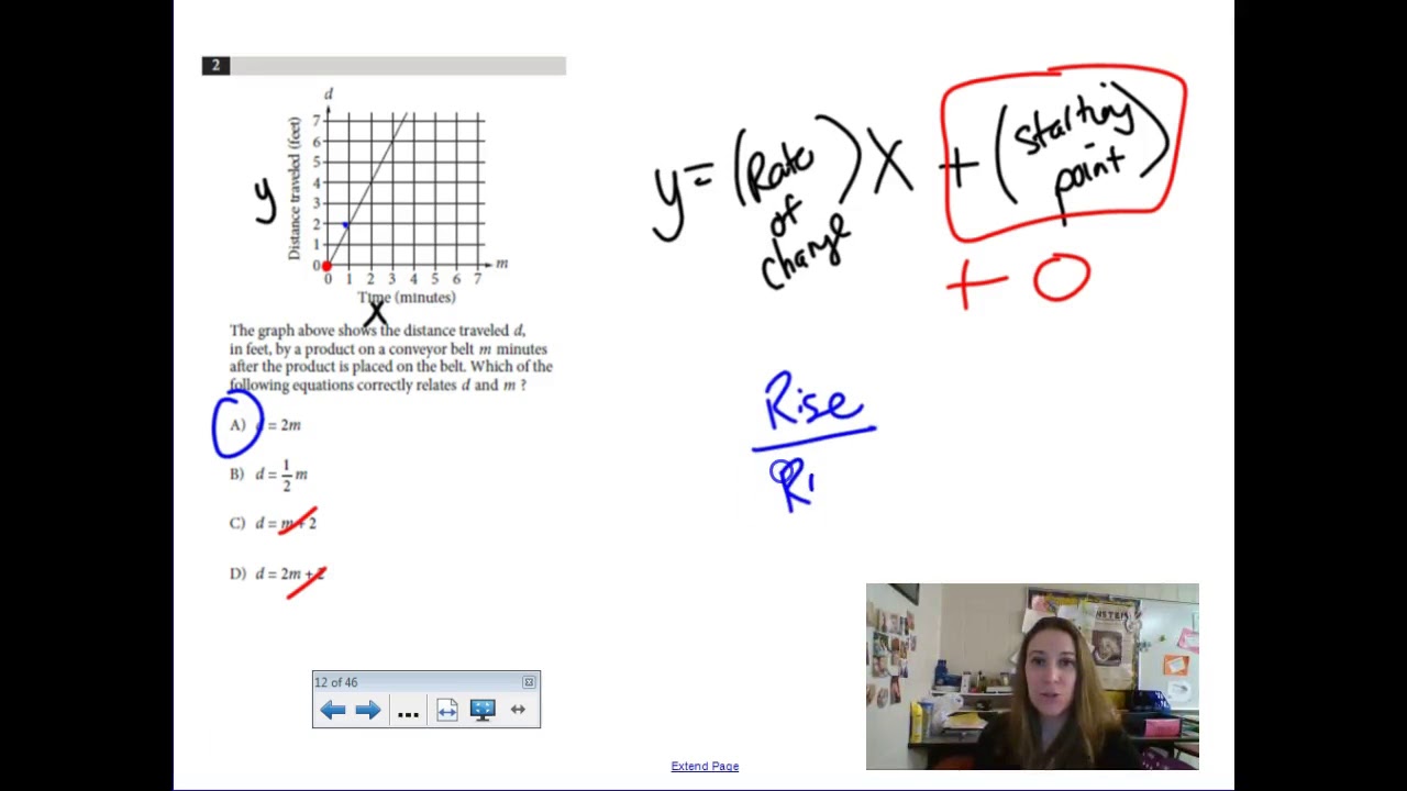 SAT Prep Fast 5 - Coordinate Geometry Review 2018 - YouTube