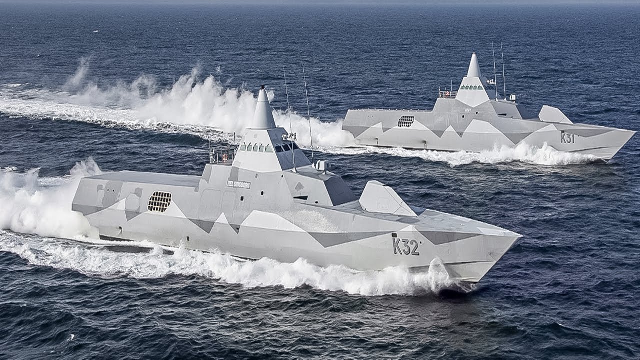 Swedish Navy's $184 Million Ghost Ship: Visby Class Stealth Corvette in ...