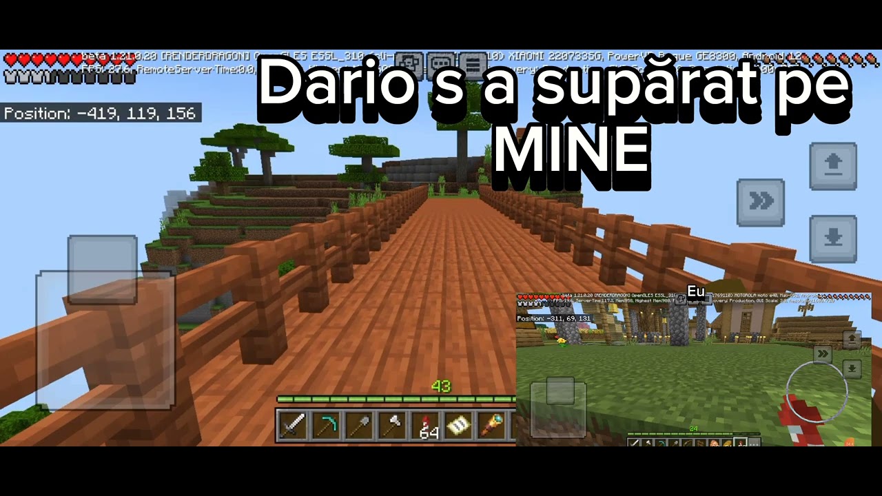 Minecraft cu Dario episodul 2 😘😘😘😘 - YouTube