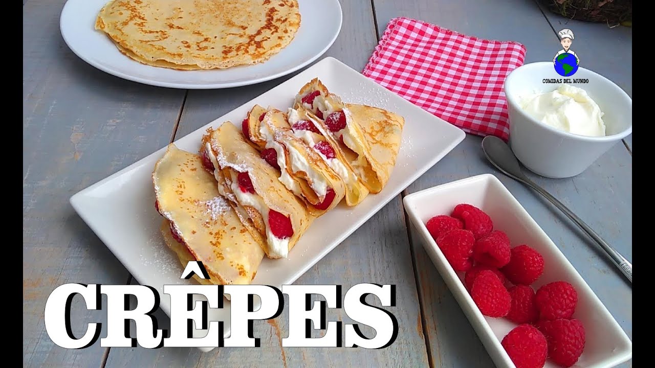 Cómo hacer Crepes Caseros | Muy Fácil | Receta Definitiva - YouTube