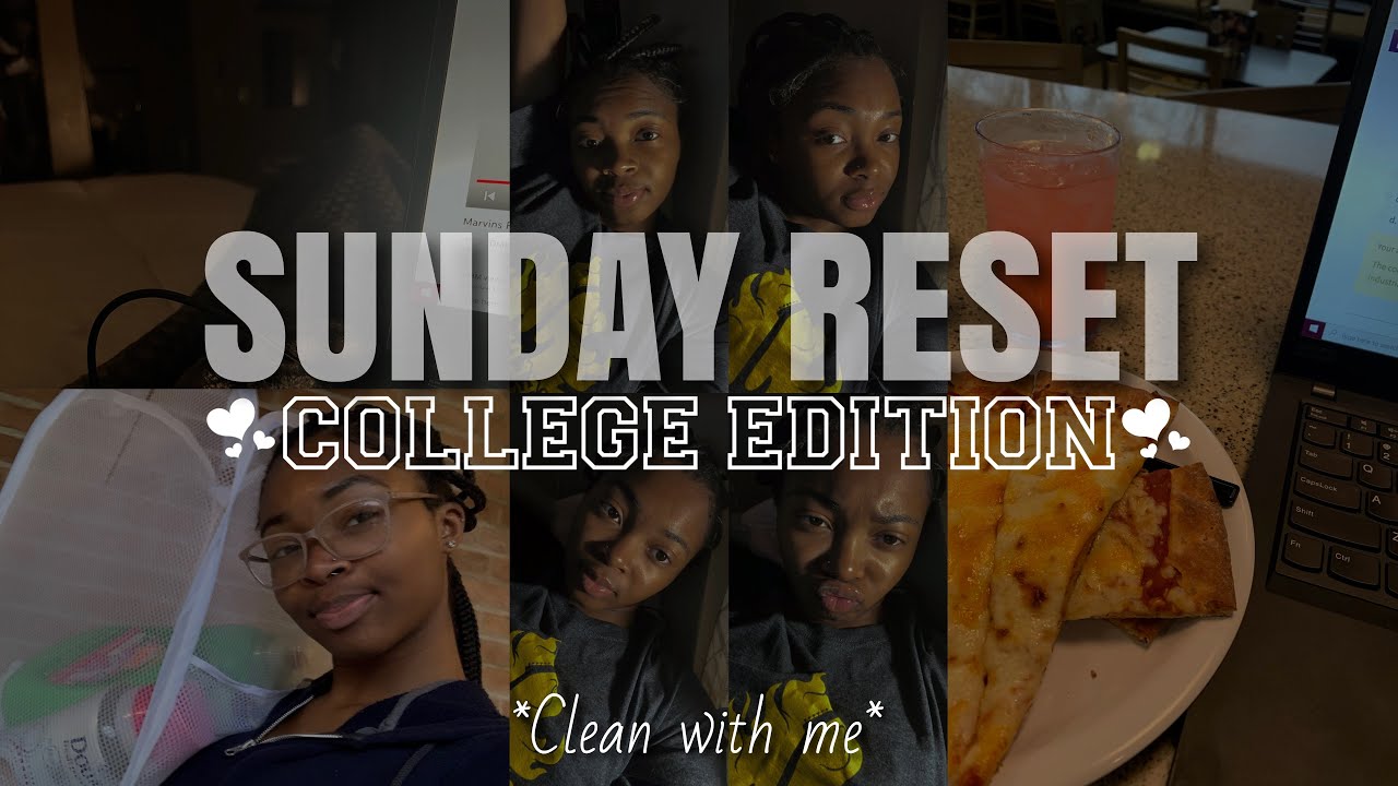 SUNDAY RESET *COLLEGE EDITION* | laundry + cleaning | LSU - YouTube