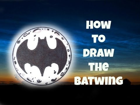 How To Draw The Batwing - YouTube