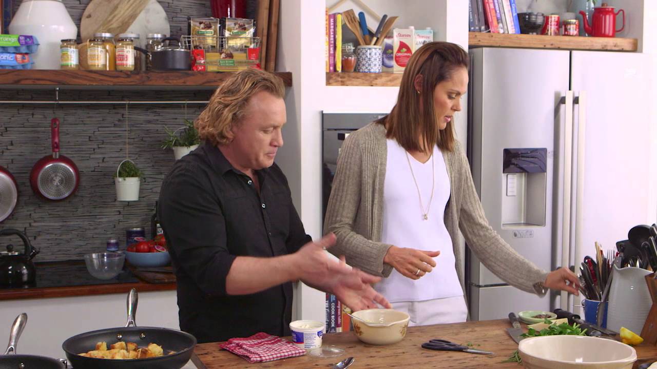 Chicken Caesar Salad with Sour Cream Dressing | Good Chef Bad Chef S8 ...