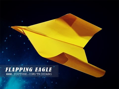 BIONIC PAPER AIRPLANE - How to make a paper airplanethat FLIES & FLAPS ...