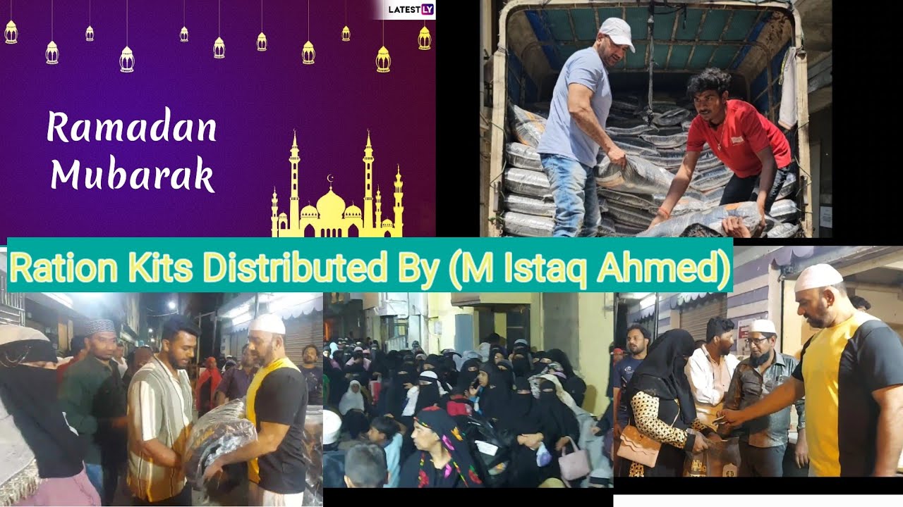 On The Month Of Ramzan Thousands Of Ration Kits Distributed By (M Istaq ...