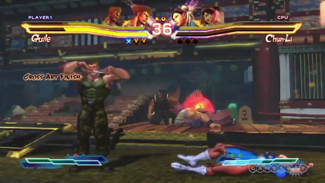 Street Fighter X Tekken - Best of 5 Rounds Gameplay - Paul Guile Vs ...
