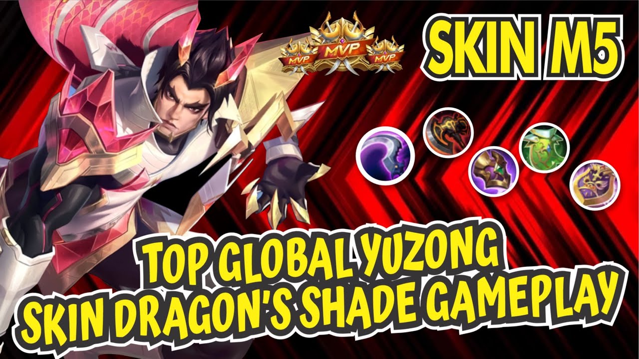 13 kill Yuzong skin Dragon’s Shade legendary Gameplay | MOBILE LEGENDS ...