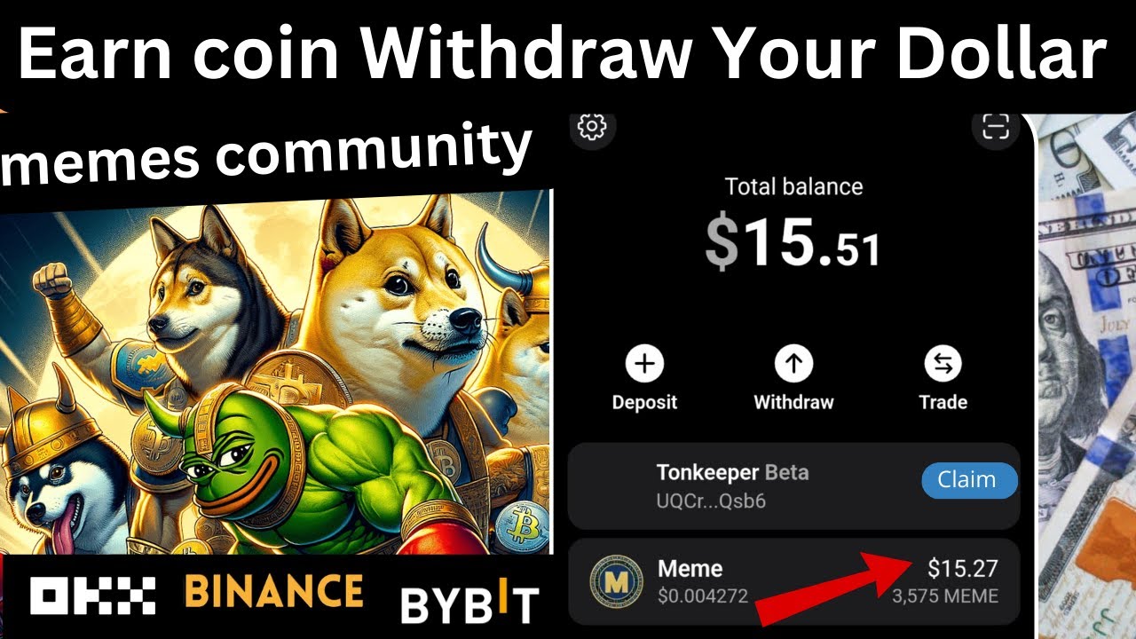 MemeLand🔥 Telegram Bot💯 Instant Added Dollar💵 In Your Wallet - YouTube