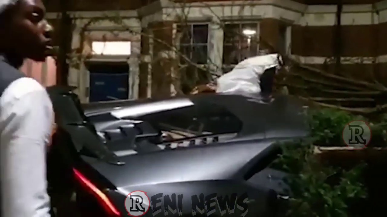 Michail Antonio crashes Lamborghini into south London front garden ...