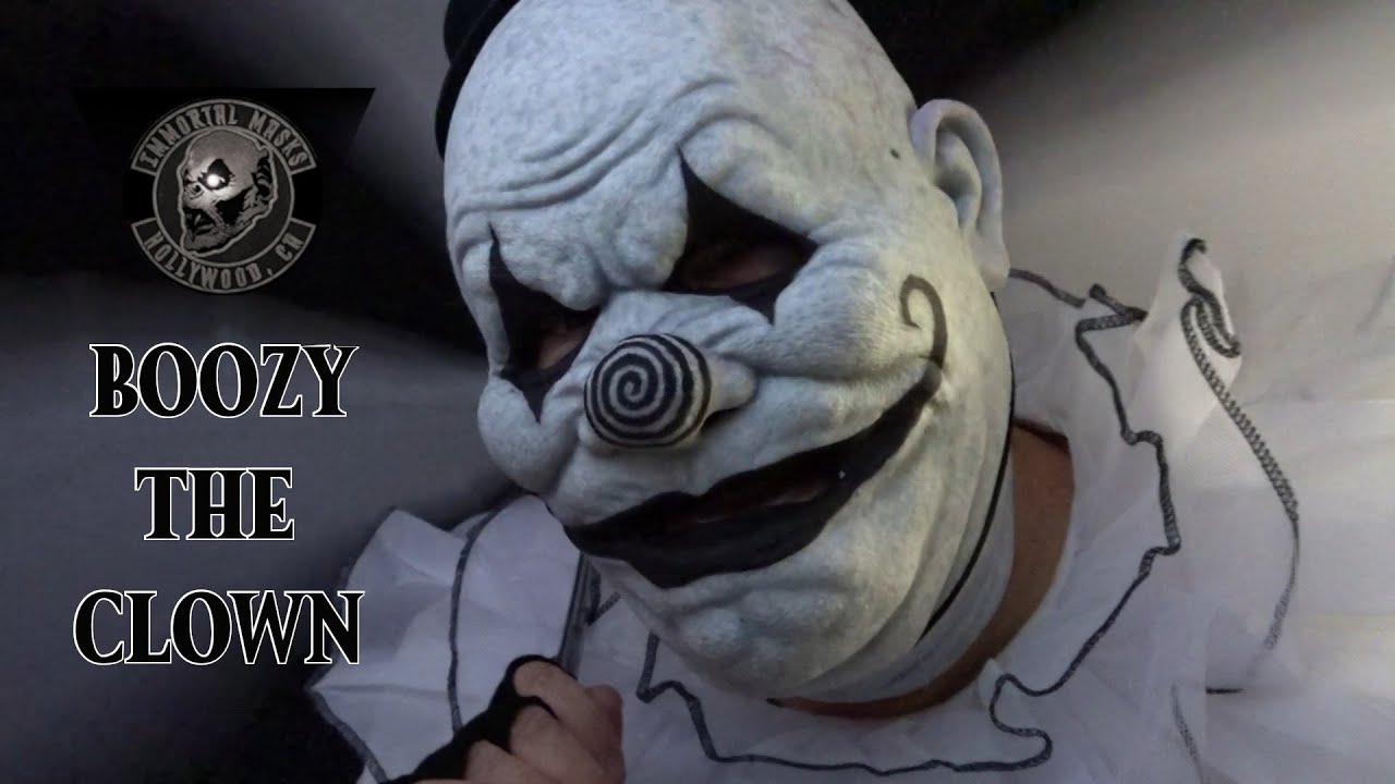 Immortal Masks Boozy the Clown Nightmare Paint Visual Showcasing - YouTube