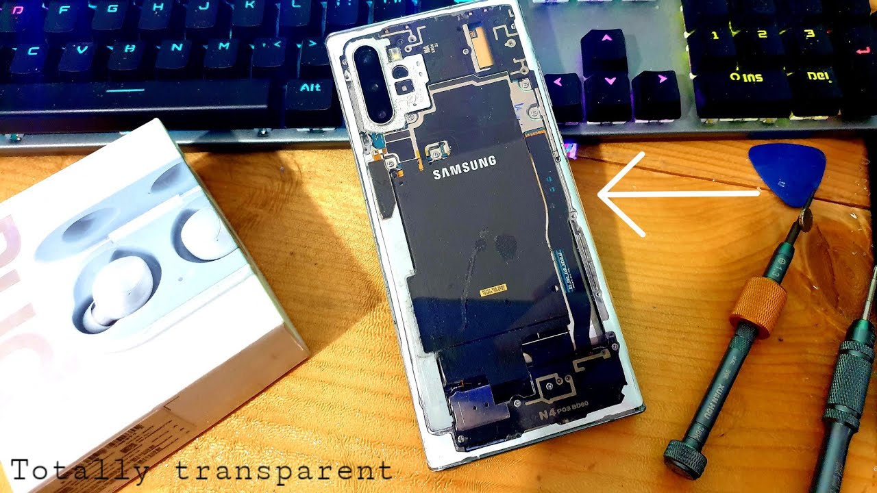 Transparent Samsung galaxy note 10 plus.Watch to know how to make it ...