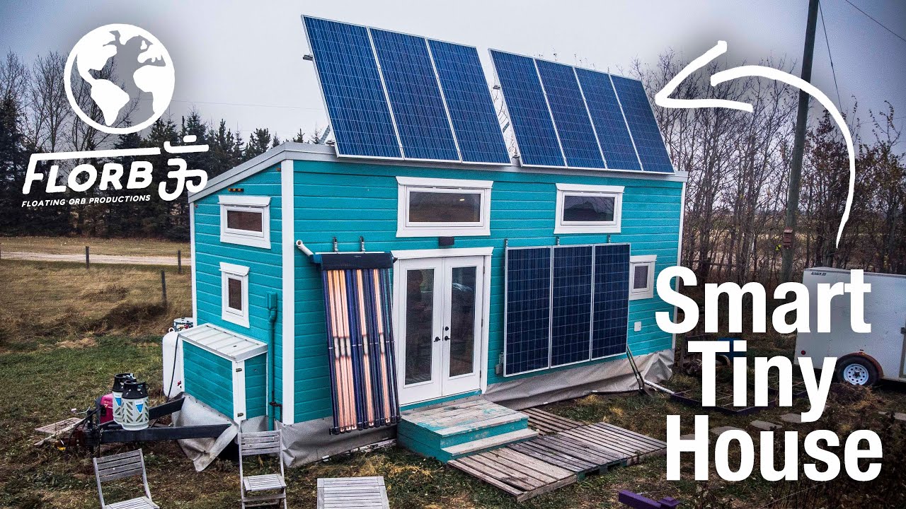 Off Grid Smart House 3d Printed By A Robot Electronic House