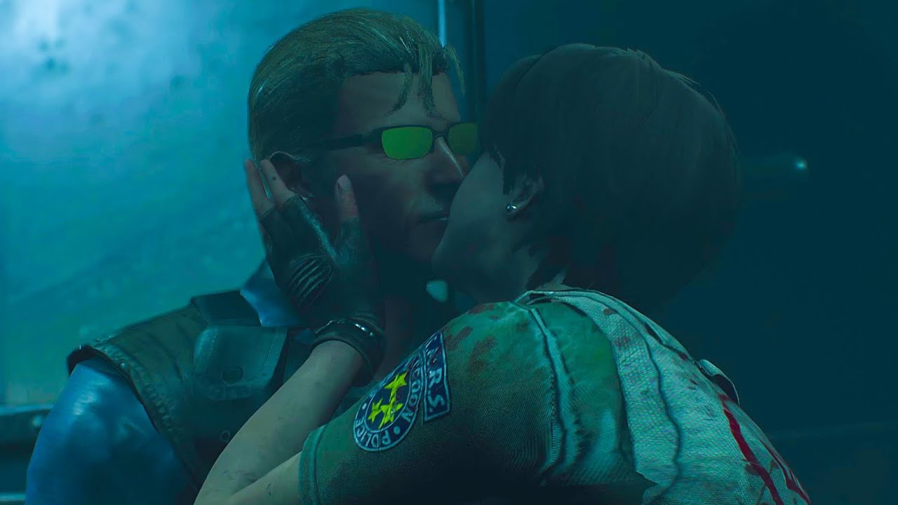 Wesker And Rebecca Romance Resident Evil 2 Remake Youtube