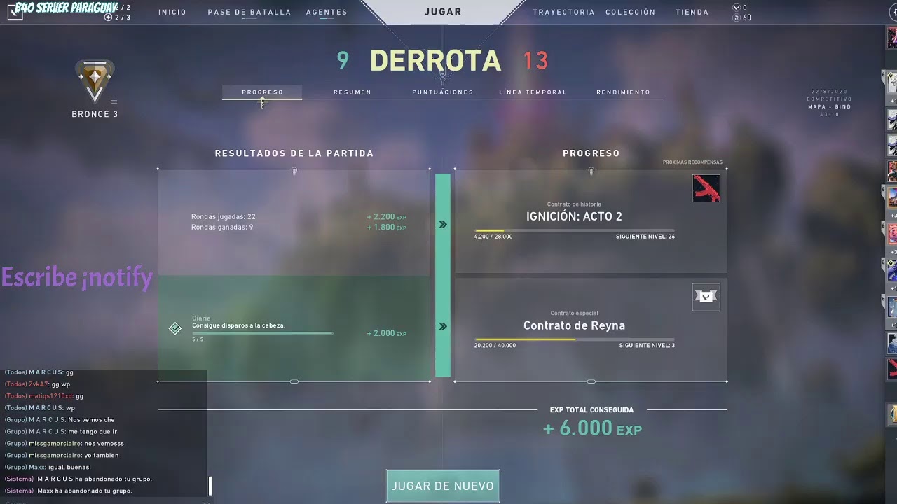 PARTIDA DE VALORANT - YouTube