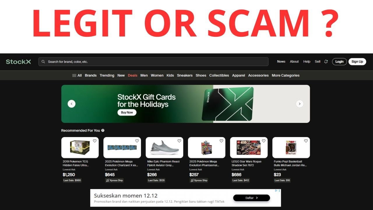 StockX.com Review - Is stockX legit or Scam ? #trending #legitorscam # ...