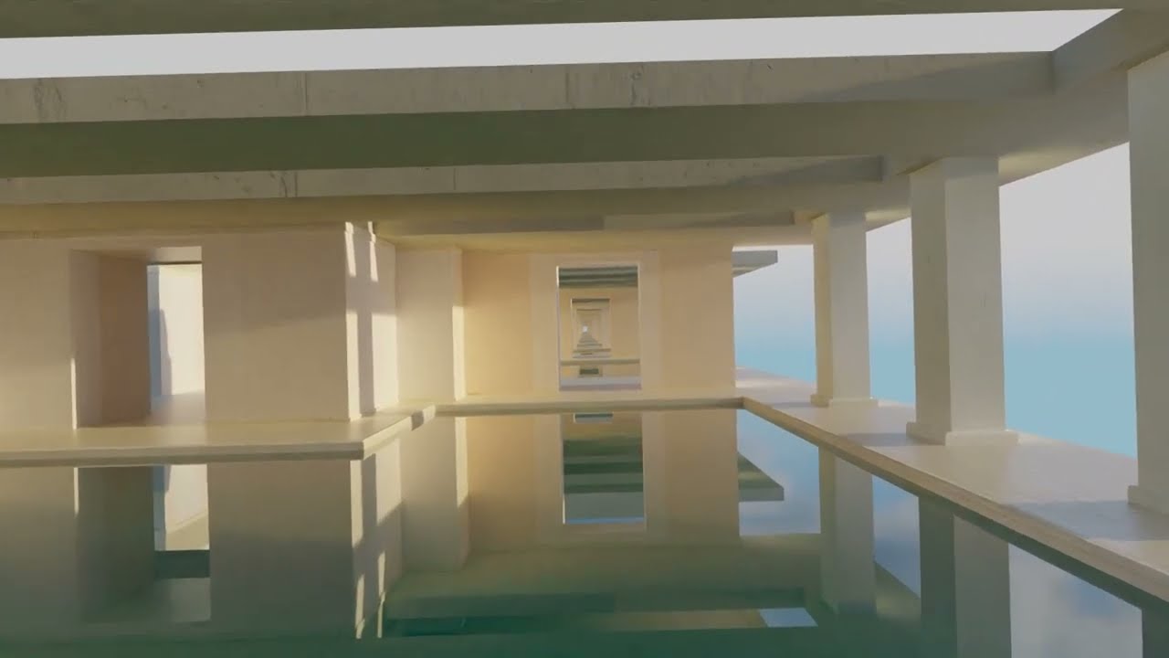 THE POOLROOMS AMBIENT MEDITATIVE RELAXING MUSIC (Exploring Backrooms ...