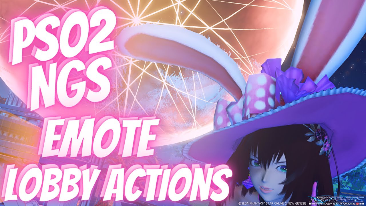 PSO2 NGS 756: Fox Pose Emote Lobby Action 756「キツネポーズ」 - YouTube